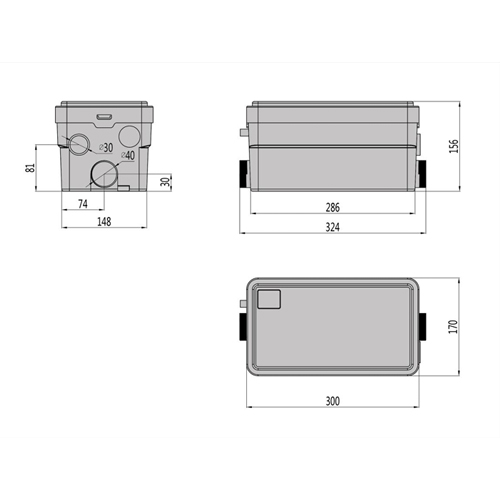 FlowPro FP250 Macerator for Showers - NotJustTaps.co.uk