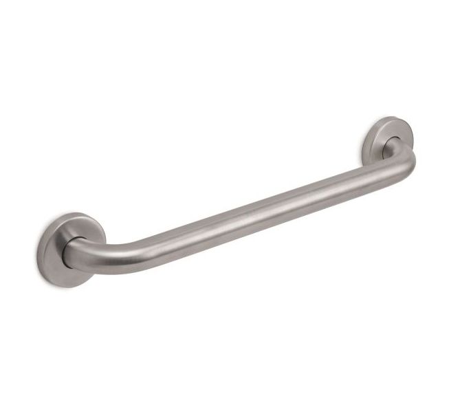 G Pro Brushed Steel Grab Bar - in 2 sizes - NotJustTaps.co.uk