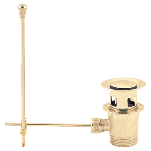 Gold Plated Basin Pop Up Waste - NotJustTaps.co.uk