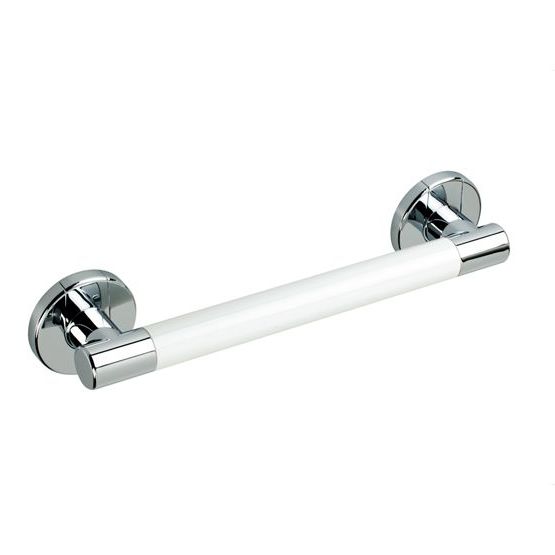 Ponte Giulio Prestigio Grab Bar - Warm White Finish - NotJustTaps.co.uk