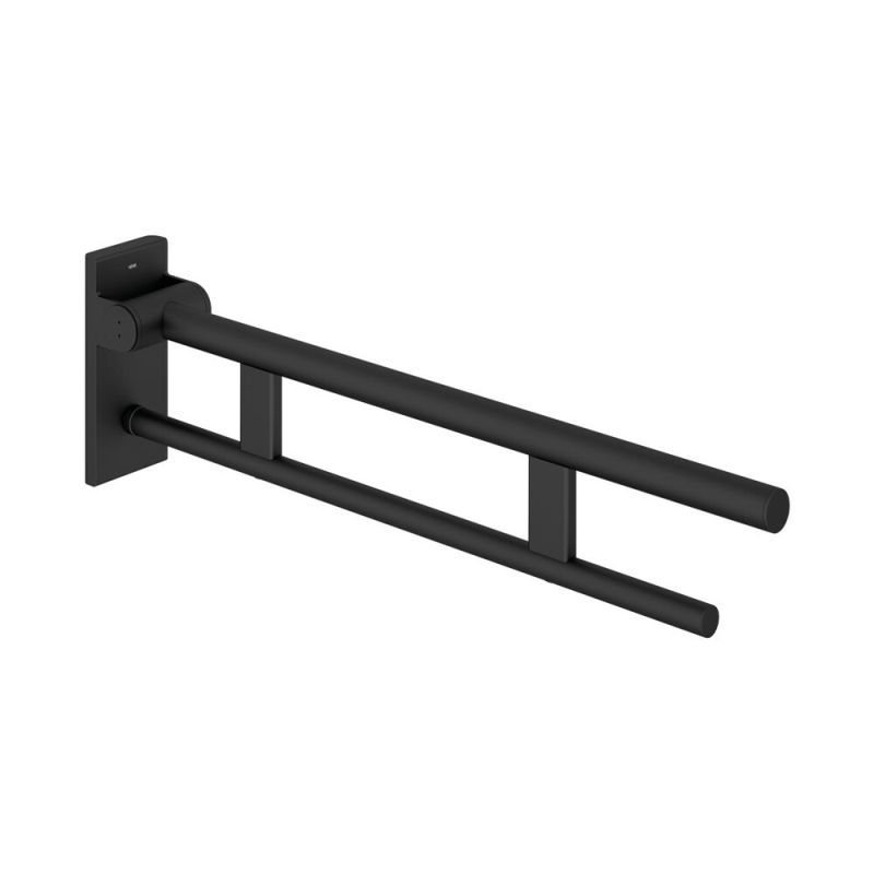 System 900 Duo 850mm (DocM)Hinged Support Rail - Matt Black ...