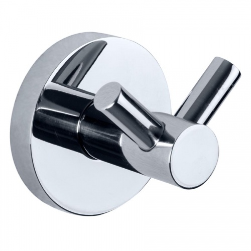 Niza stainless double robe hook - NotJustTaps.co.uk