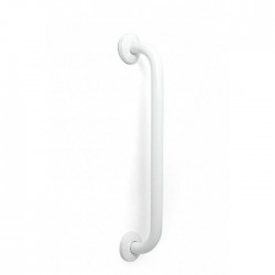 Powder coated steel grab rails | Safety bathroom grab rails in white ...