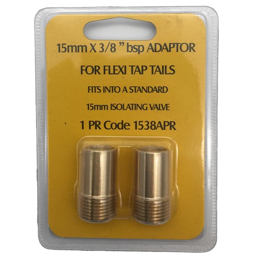Flexible Tap tail Connectors | 3/8" To 15mm Connectors - NotJustTaps.co.uk
