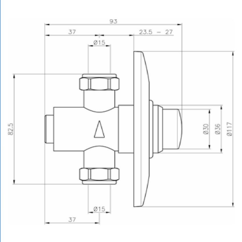 Hart Timed Flow Shower Control - Concealed - NotJustTaps.co.uk