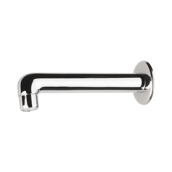 Wall mounted fixed spout for use with knee, foot and other controls ...