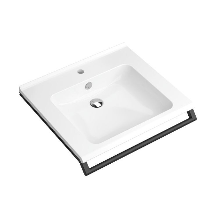 Hewi Modular 650mm Washbasin Grab Rail Set - NotJustTaps.co.uk