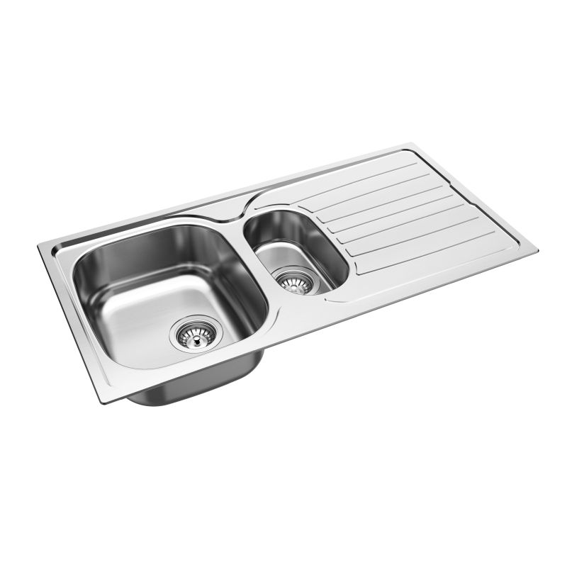 Reginox Monte Carlo '1.5' Bowl Sink & Drainer - NotJustTaps.co.uk