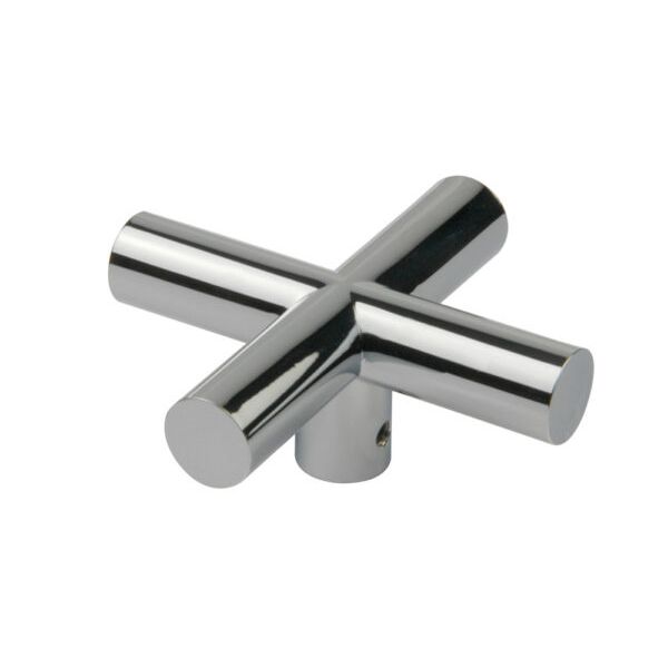 Profile Tall Modern Chrome Tap Cross Handles - NotJustTaps.co.uk