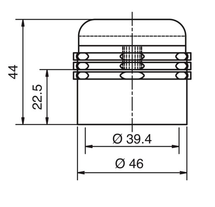Stilo Luxury Round Replacement Tap Handles - NotJustTaps.co.uk