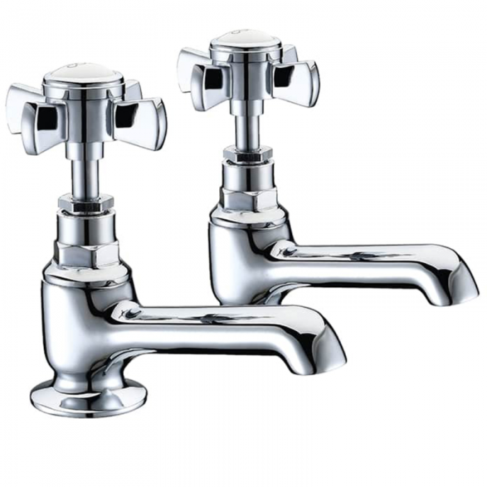 Wisley Classic Basin Pillar Taps - NotJustTaps.co.uk