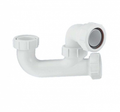 SM10 Shallow Depth Bath Waste Trap - NotJustTaps.co.uk