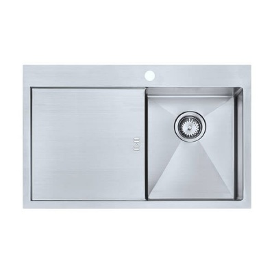 Zen Uno Accessible Kitchen Sink and Drainer | Right Handed Shallow Bowl ...